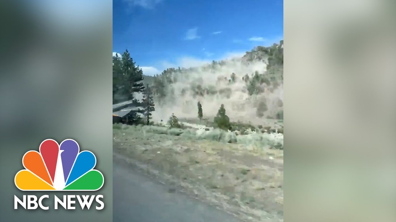 WATCH: Rock Slide From CA Earthquake Caught On Camera - The Global Herald