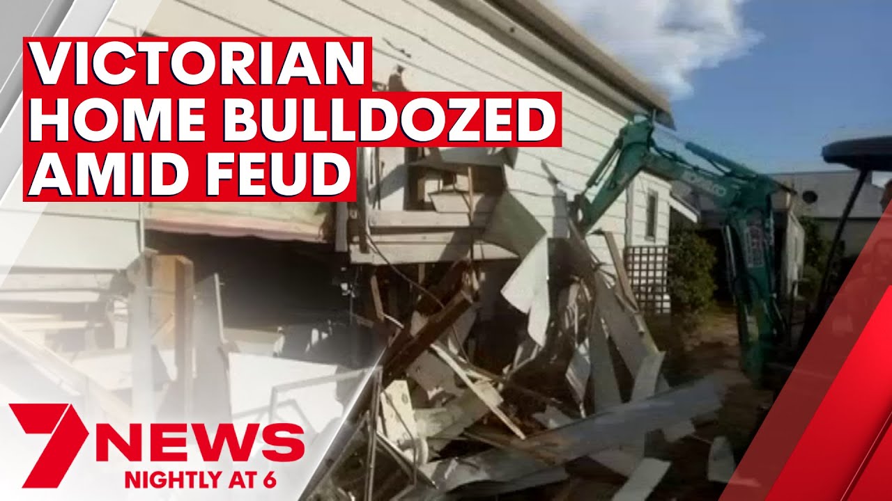 Two brothers bulldoze a Victorian home amid a bitter family feud ...
