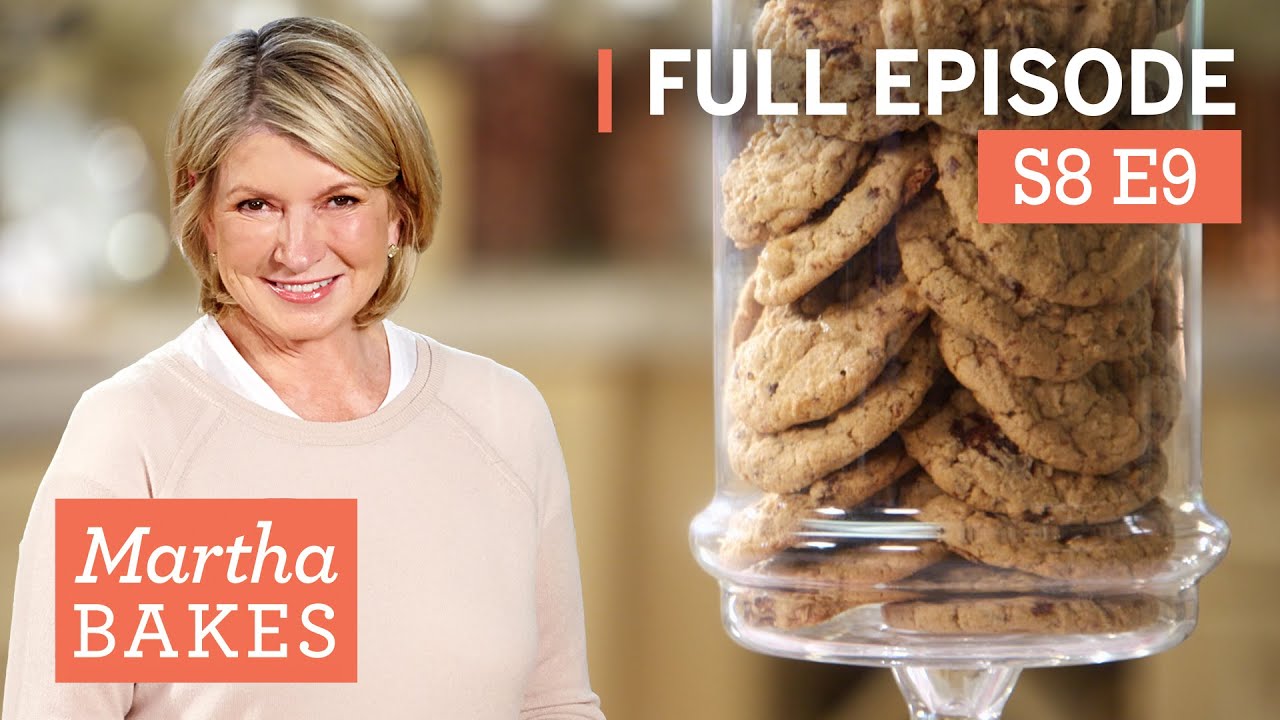 Martha Stewart Makes Cookies 3 Ways | Martha Bakes S8E9 "Bakery-Style ...