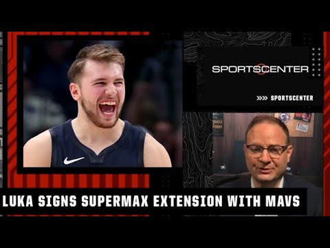 Woj: Luka Doncic signs a 5-year/$207M supermax contract extension with the Mavs | SportsCenter ...