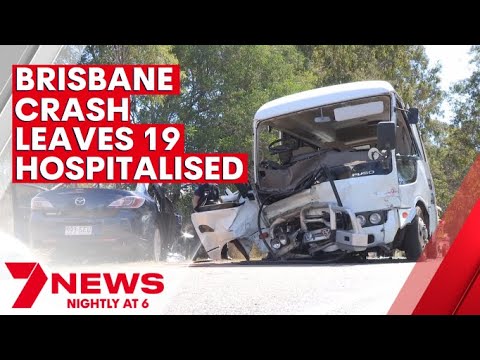 'Nightmare' Brisbane bus crash leaves nineteen in hospital | 7NEWS ...