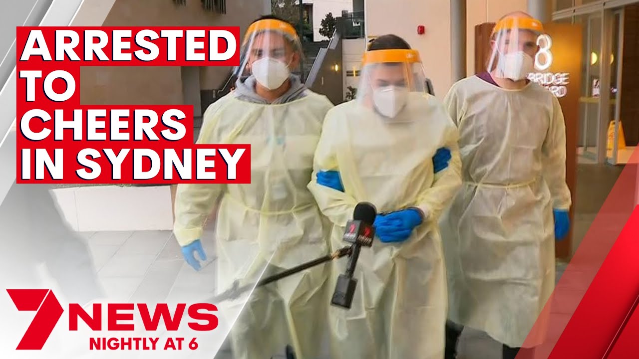 COVID-positive man Anthony Karam arrested to cheers in Wentworth Point ...