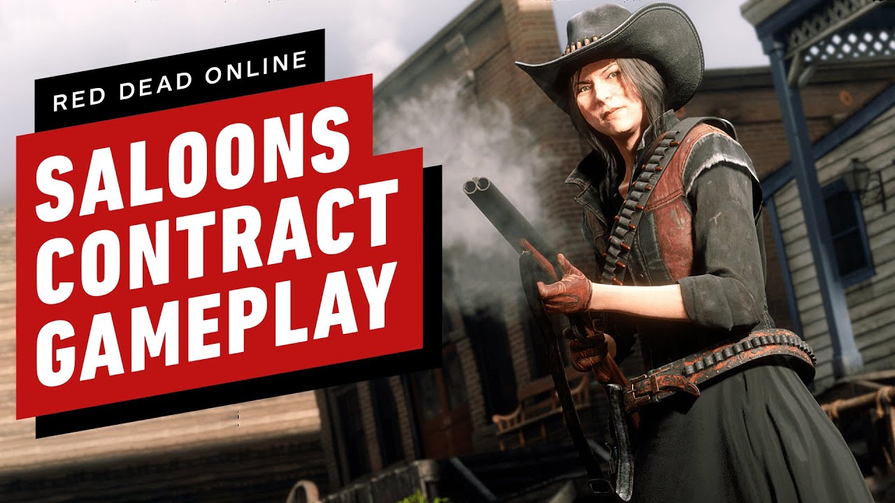 Red Dead Online: Blood Money - 13 Minutes of 'The Saloon Contract ...