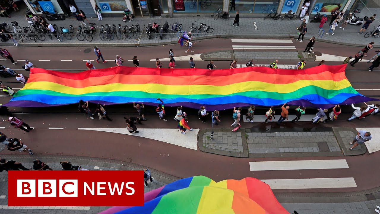 Amsterdam marks 25th anniversary of its first Pride parade - BBC News ...