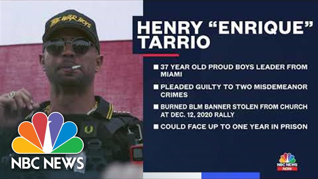 Proud Boys Leader Henry Tarrio Sentenced To 155 Days In Jail - The ...