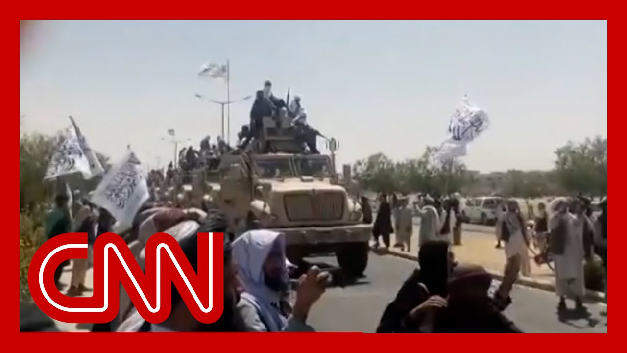 Video shows Taliban 'victory' parades with military vehicles captured ...