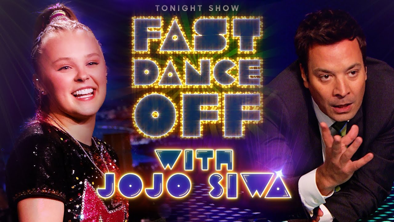 Fast Dance-Off with JoJo Siwa | The Tonight Show Starring Jimmy Fallon ...