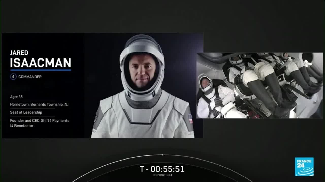 First all-civilian crew launched to orbit aboard SpaceX rocket ship ...