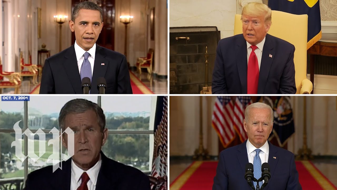 What four presidents have said about Afghanistan over 20 years - The ...