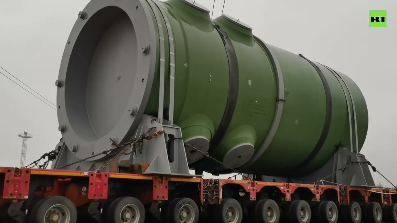 Heart of NPP | Reactor pressure vessel arrives for Kursk-II nuclear ...