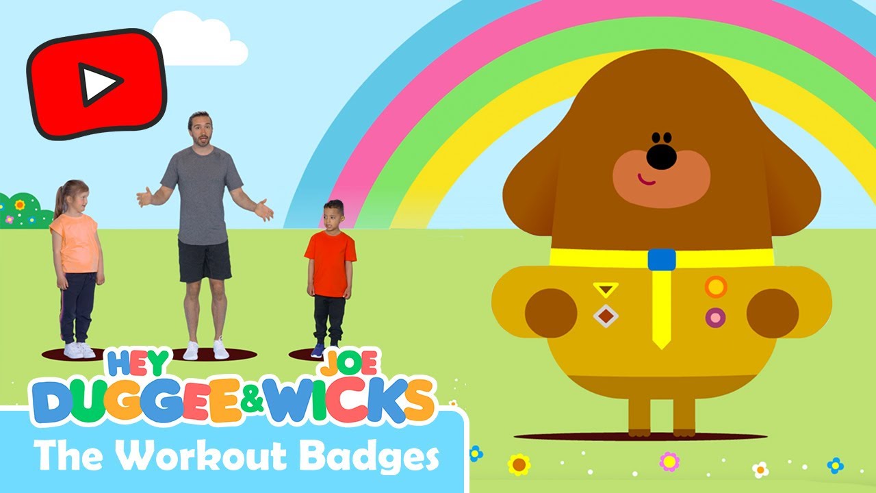 Hey Duggee & Joe Wicks: The Rainbow Reach Badge | The Workout Badges ...