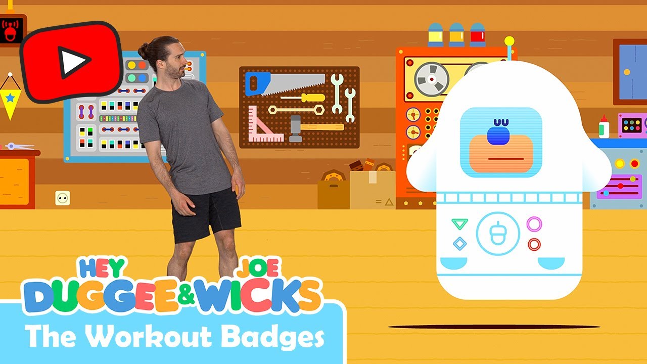 Hey Duggee & Joe Wicks: The Robot Badge | The Workout Badges - The ...