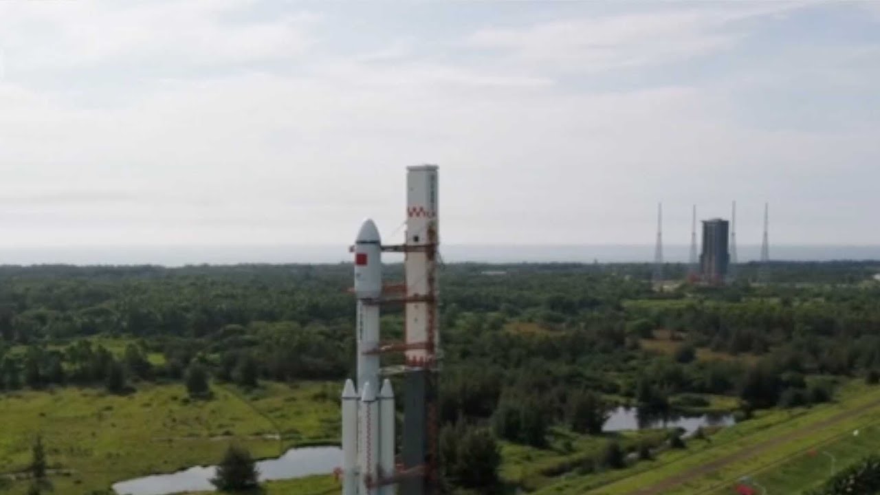 Tianzhou-3 cargo ship, carrier rocket transported to launchpad in Hainan - The Global Herald