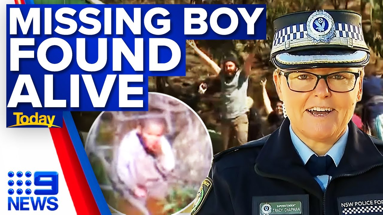 Missing boy found alive as investigation into his disappearance continues | 9 News Australia ...