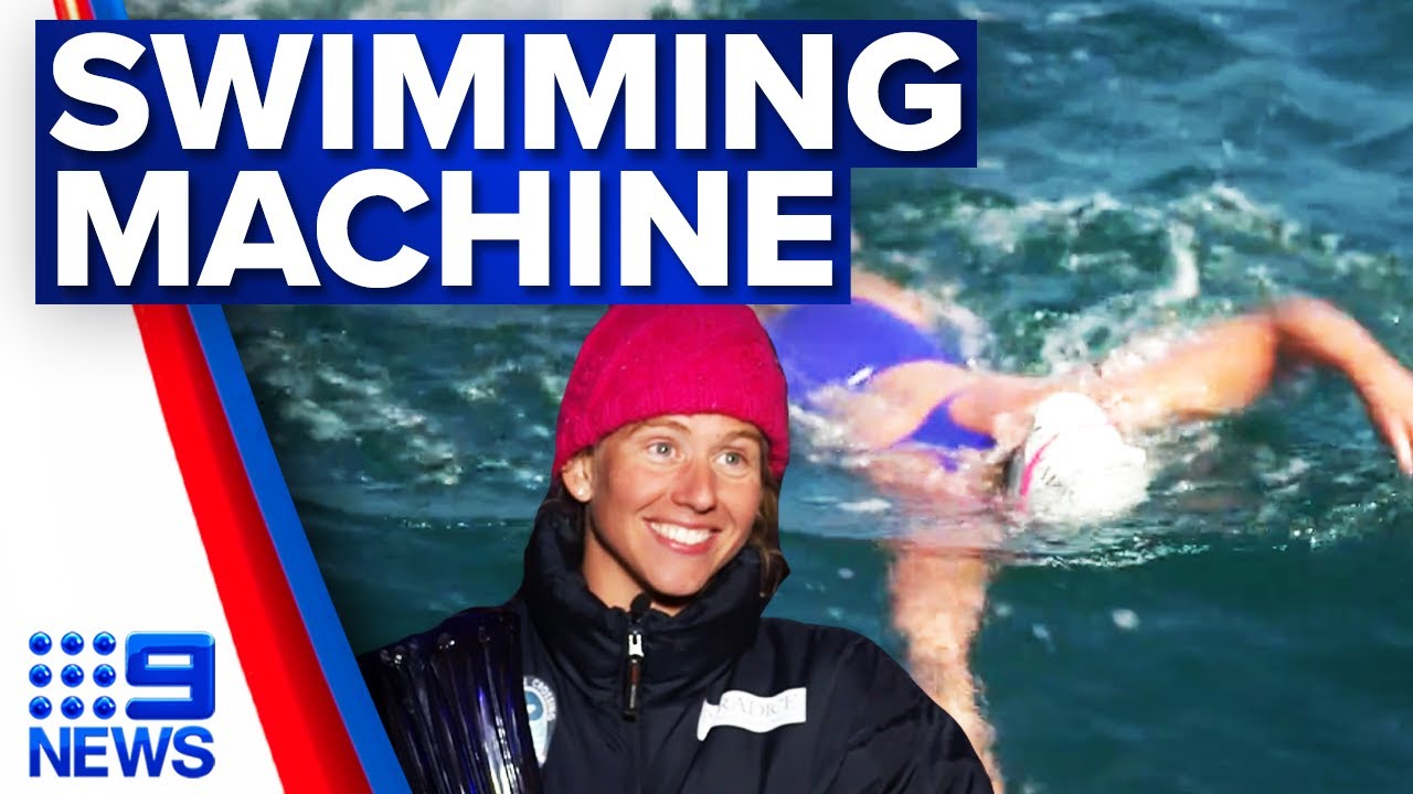 Aussie Swimmer breaks English Channel crossing record | 9 News ...