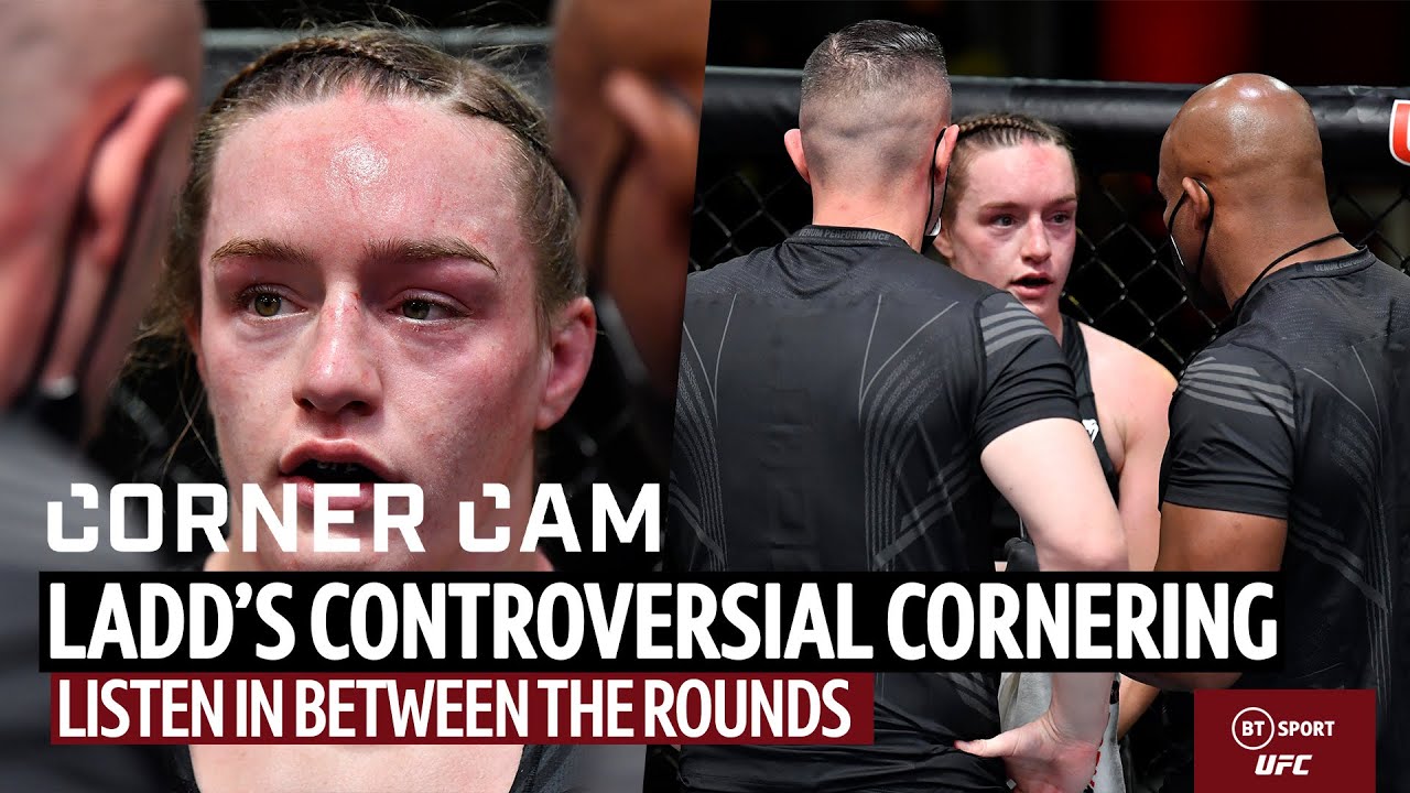 What Are You Doing Listen In To Aspen Ladds Controversial Cornering Ufc Corner Cam The
