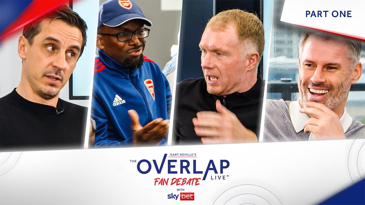 The Overlap Live Fan Debate 2.0: Gary Neville, Jamie Carragher & Paul ...