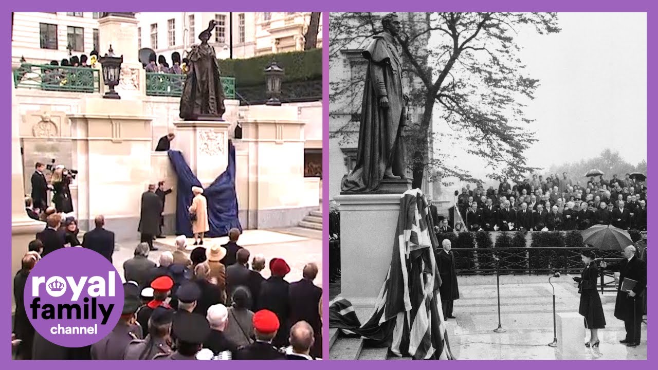 On This Day: The Queen Unveils Her Father's Statue, 1955 - The Global ...