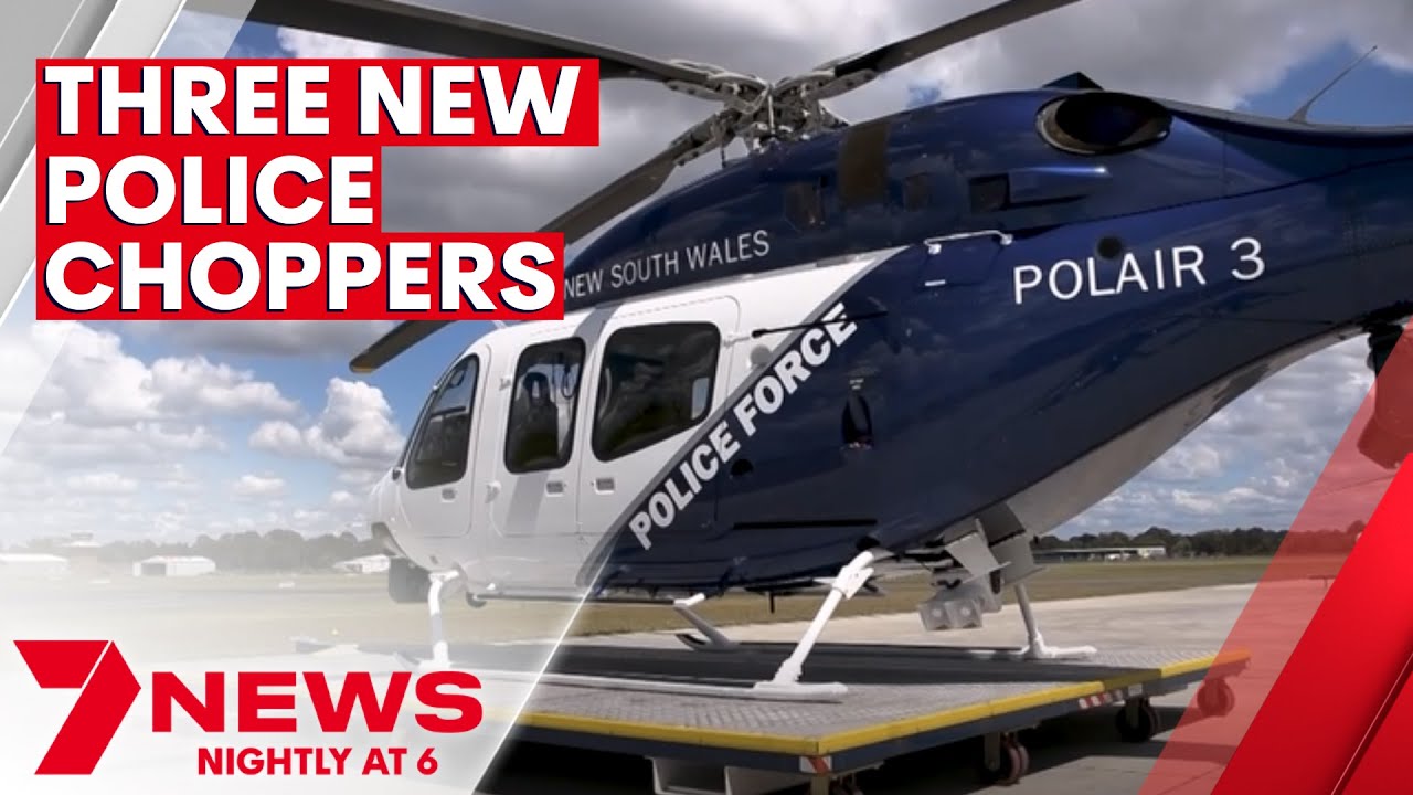NSW Police launch three Bell 429 helicopters, PolAir 1, 3 and 4 | 7NEWS ...