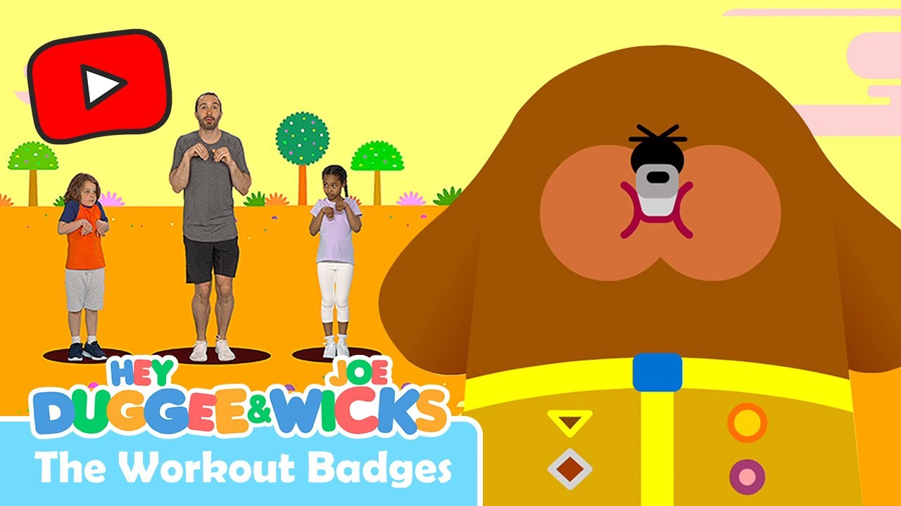 Hey Duggee & Joe Wicks: The Kangaroo Badge | The Workout Badges - The ...