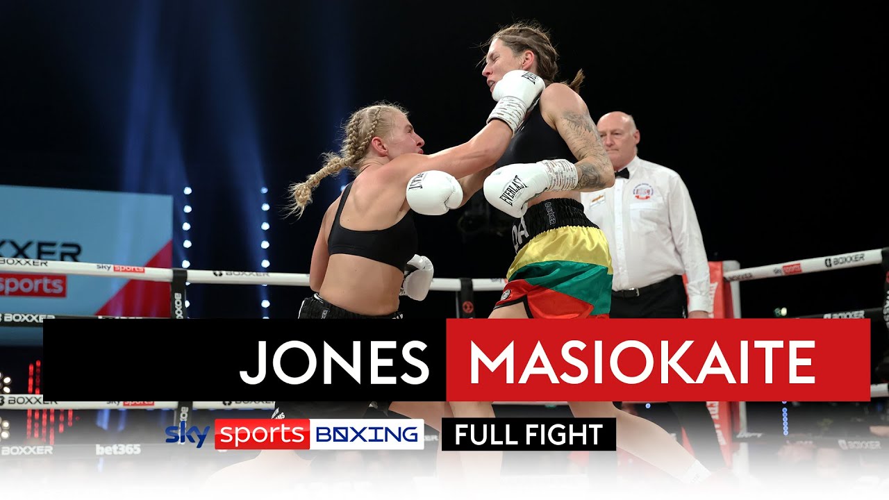 FULL FIGHT! Ebonie Jones vs Vaida Masiokaite | Ebonie Jones' first ...