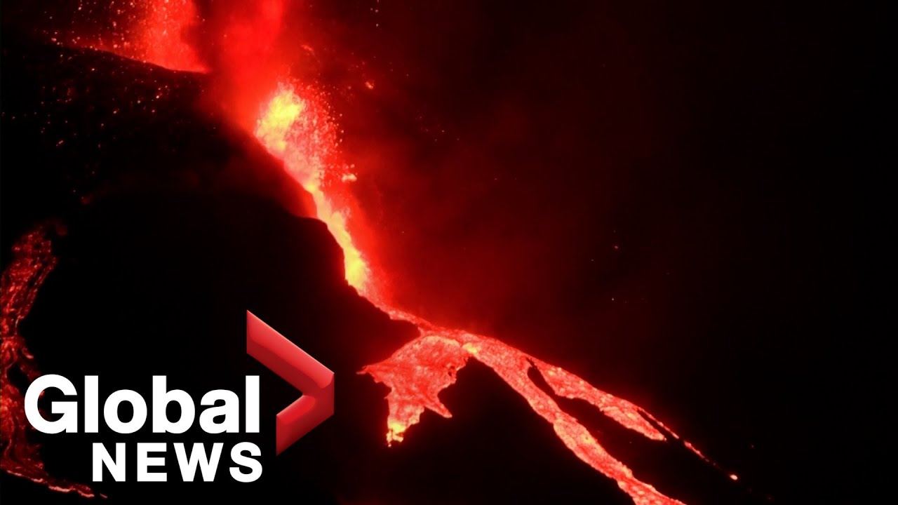 La Palma volcano's collapsed cone creates new lava channel, expert says ...