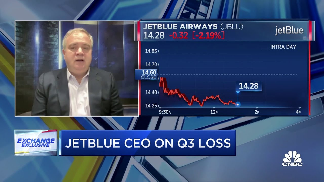 JetBlue CEO: We were pleased with the quarter and see slow recovery of ...