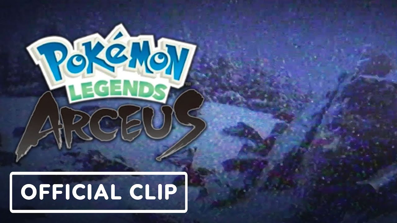 Pokemon Legends: Arceus - Official Hisui Region Found Footage Clip ...