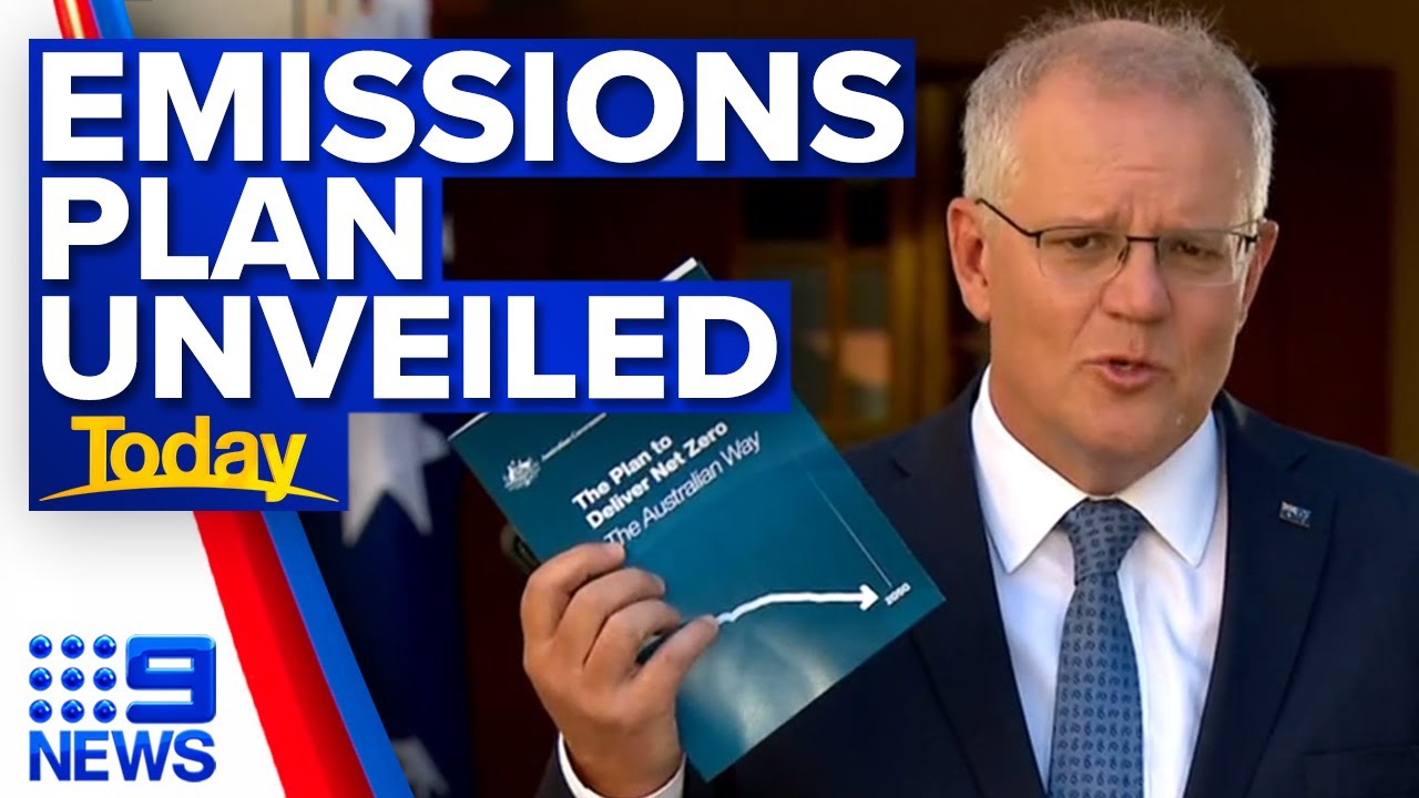 Net zero plan is based on new technologies, PM says | 9 News Australia ...