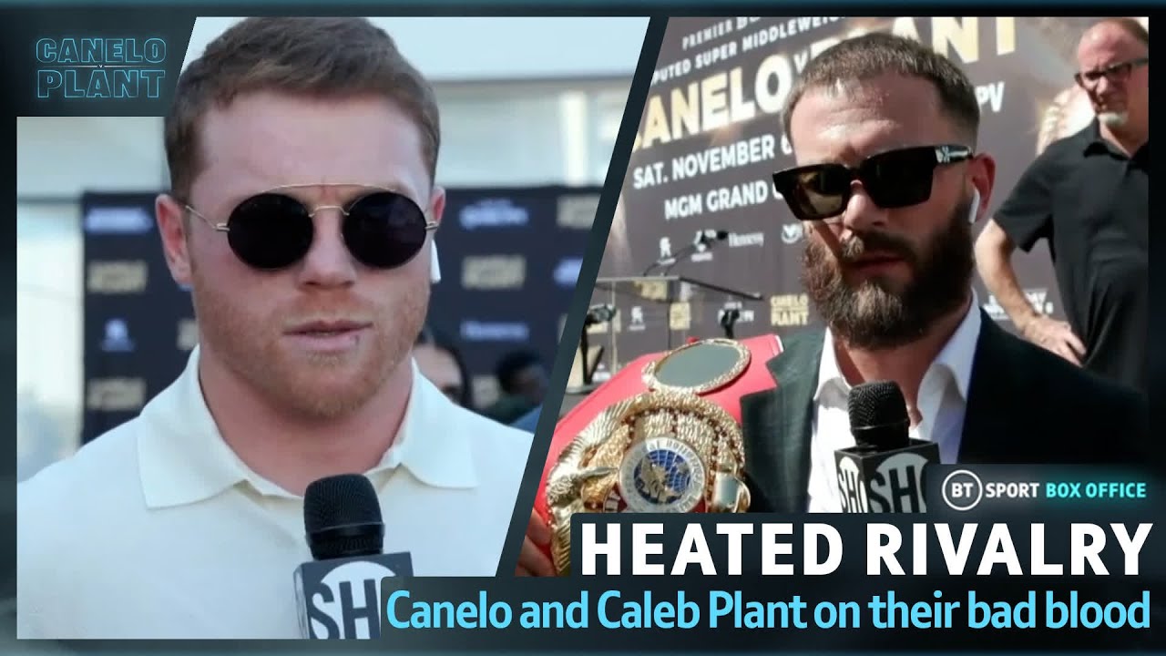 "You Passed The Line!" Canelo And Caleb Plant Explain Their Angry ...
