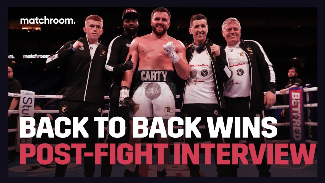 "I can do big things in boxing!" - Thomas Carty moves 2-0 with big KO ...