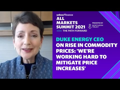 Duke Energy CEO on rise in commodity prices: 'We're working hard to ...