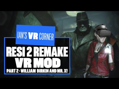 New Resident Evil 2 VR Mod Gameplay Part Two - MR X IN VR WILL MAKE YOU ...