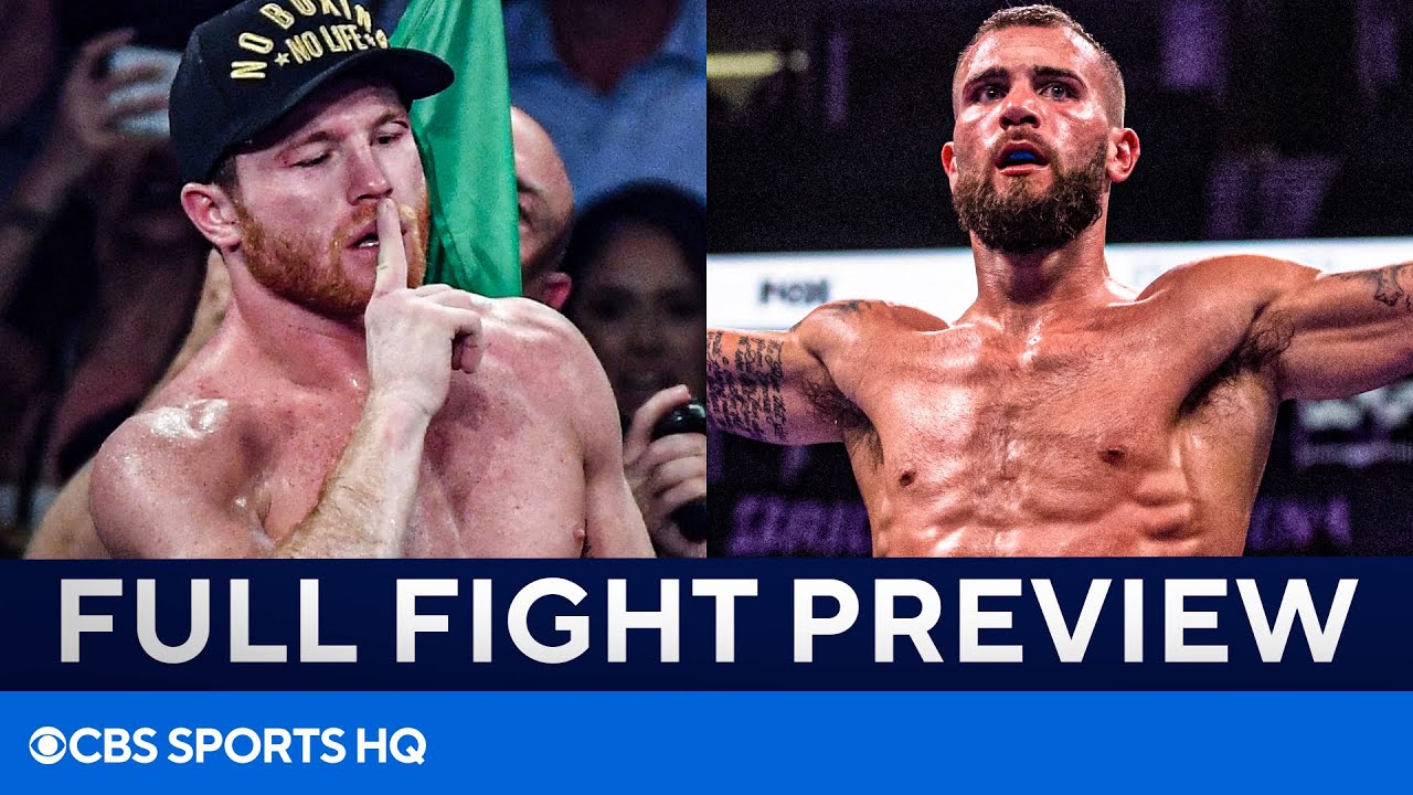 Canelo Alvarez vs Caleb Plant Super Middleweight Unification Fight ...