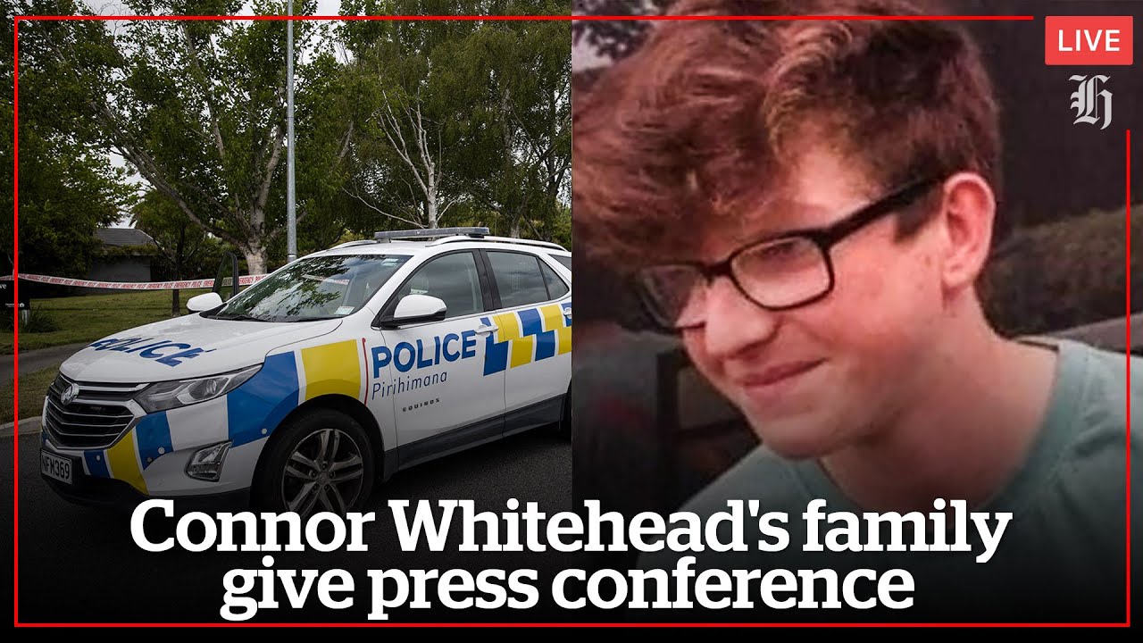 In full: Slain teen Connor Whitehead's family give press conference ...