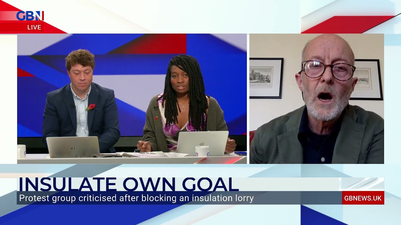 Insulate Britain spokesperson Dr Bing Jones clashes with Inaya Folarin ...