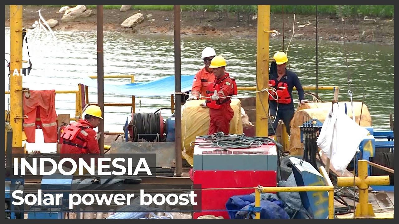 Indonesia starts work on Southeast Asia’s largest floating solar plant ...