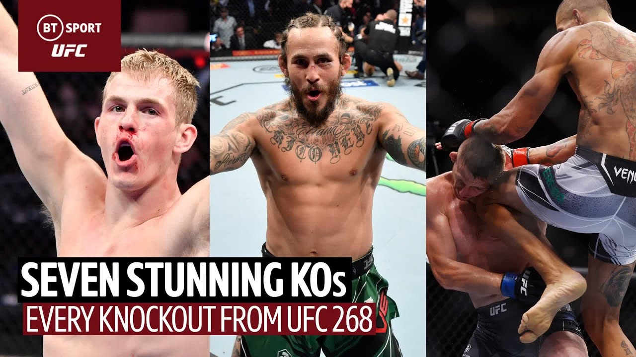 SEVEN stunning KOs from the brilliant UFC 268 card featuring Ian Garry ...