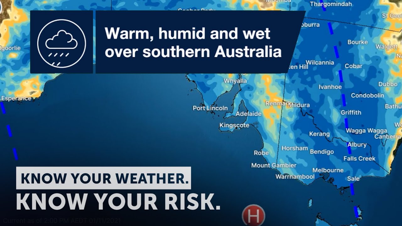 Australia Weather: Severe Weather Update: warm, humid and wet over ...