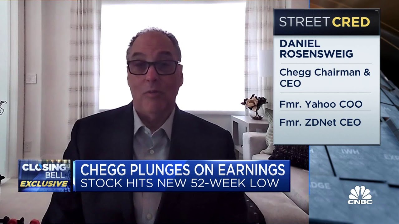 Chegg's core business is fine, but need more demand, says CEO - The ...