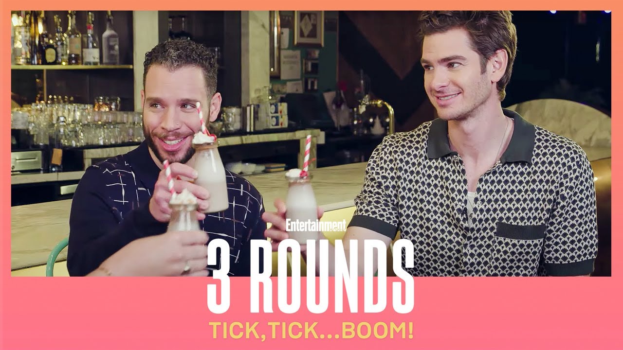 🍹 Three Rounds with Andrew Garfield and Robin de Jesus of 'Tick,Tick ...