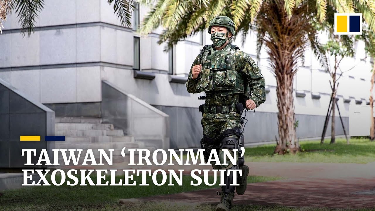 Taiwan builds ‘ironman’ exoskeleton suit to boost troop endurance on ...