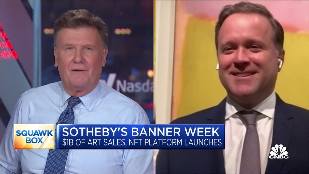 Sotheby's CEO on NFT platform launch, 'historic' art market - The ...