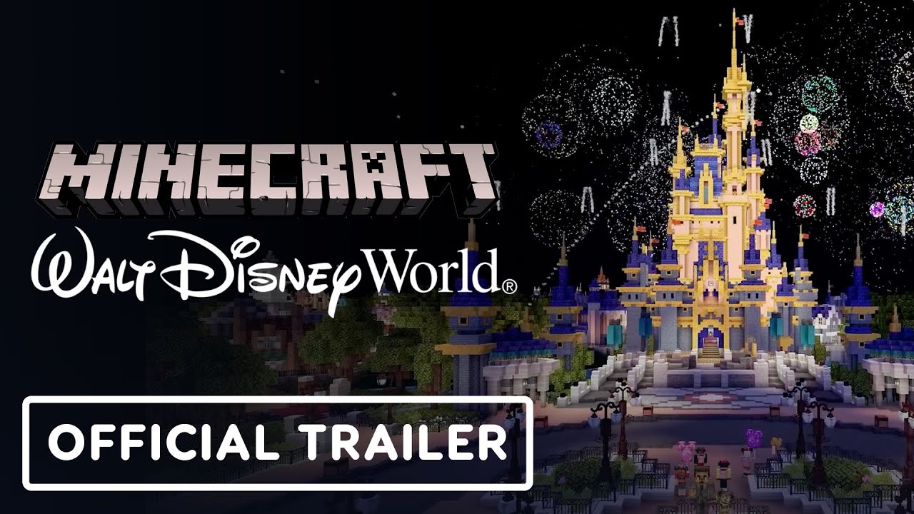 Minecraft x Walt Disney Magic Kingdom - Official Collaboration Trailer ...