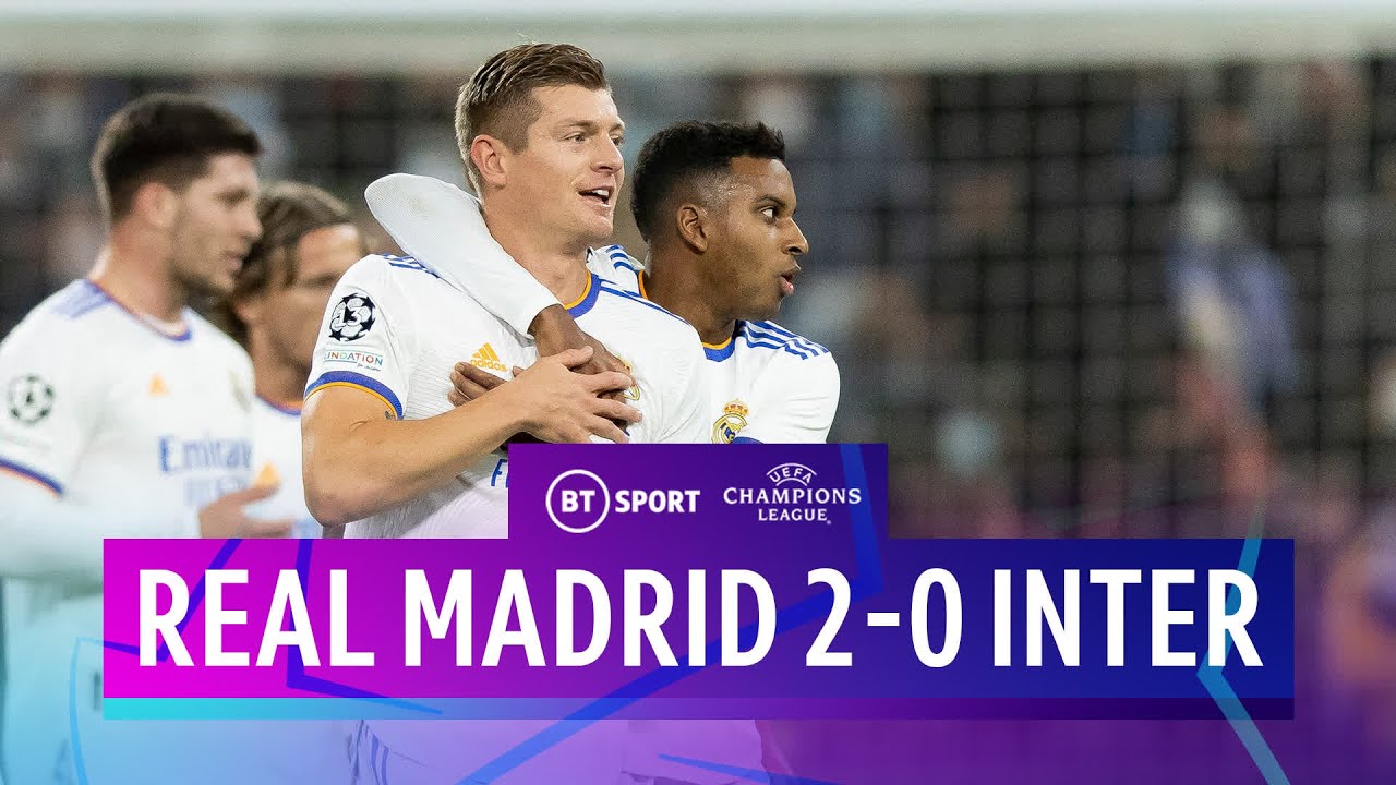 Real Madrid v Inter Milan (2-0) | Spaniards progress as group winners ...