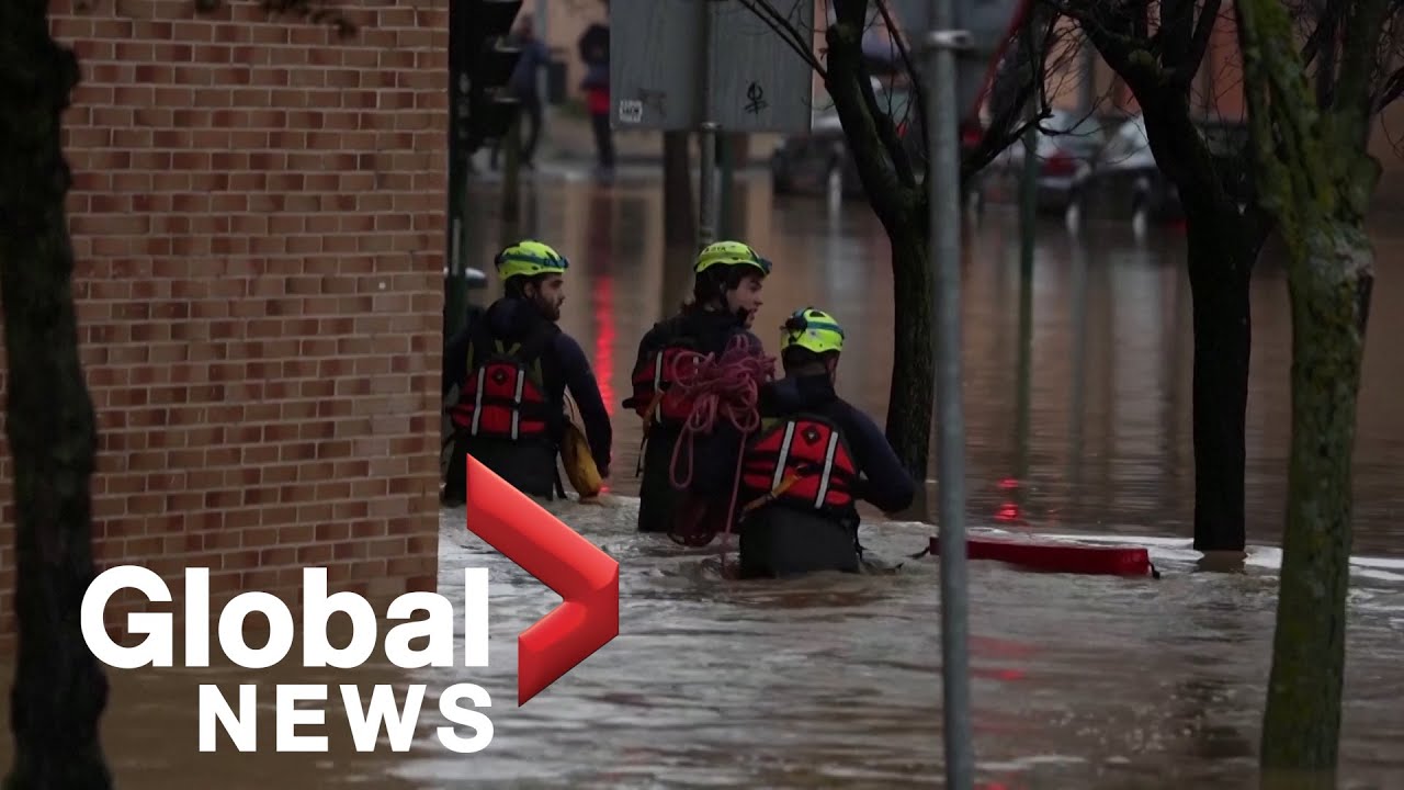Northern Spain sees major floods following Storm Barra - The Global Herald