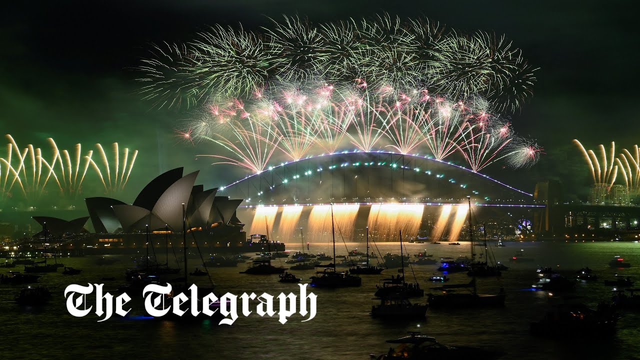 Watch again: New Year's Eve fireworks mark the start of 2022 around the ...