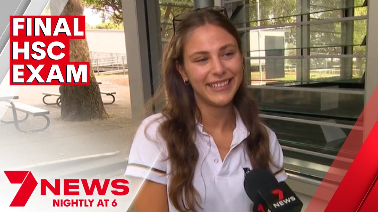HSC students Jamie Grieve and Marcus Mallard speak to 7NEWS after their ...