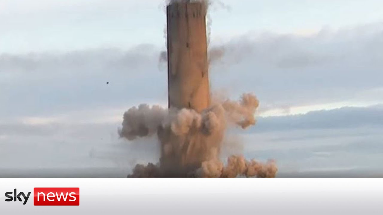 Watch Video: Scotland's power station demolition - The Global Herald