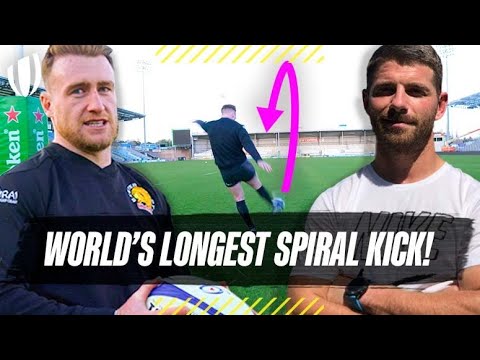 Stuart Hogg v Willie le Roux | World’s Longest Spiral Kick | Ultimate ...